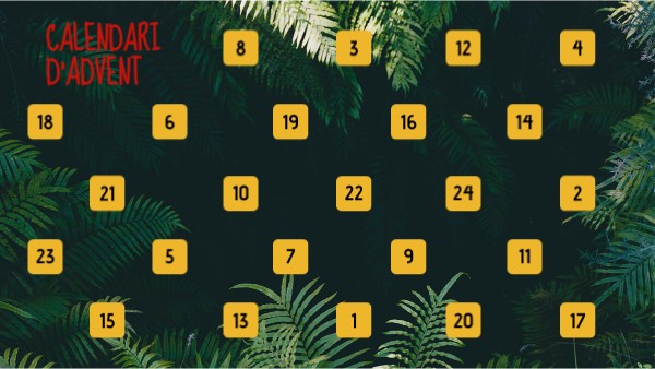 CALENDARI-POEMARI ADVENT 2024 | Genially