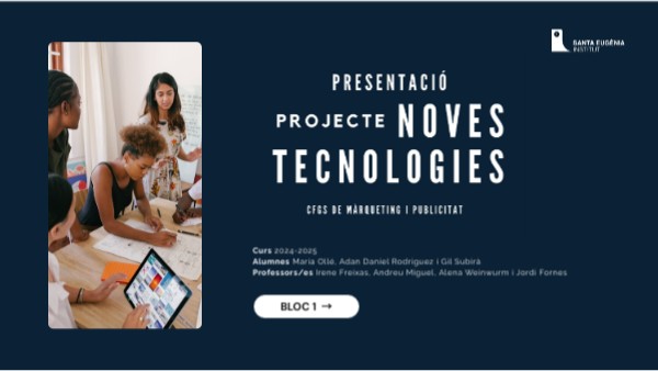 PRESENTACIÓ NOVES TEC.