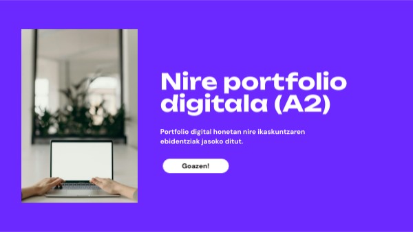 Nire portfolio digitala (A2)