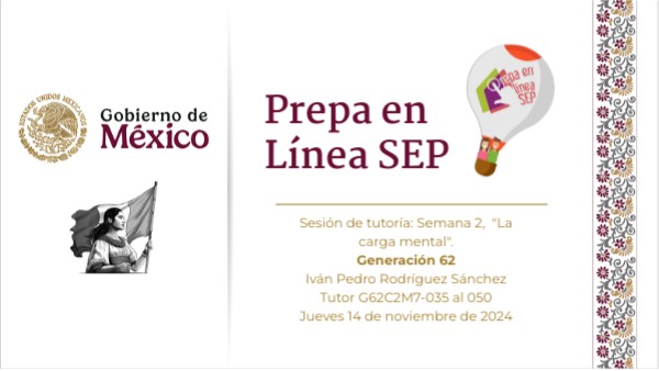 Semana 2 M7G62 | Genially