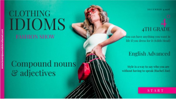 CLOTHING IDIOMS | Genially