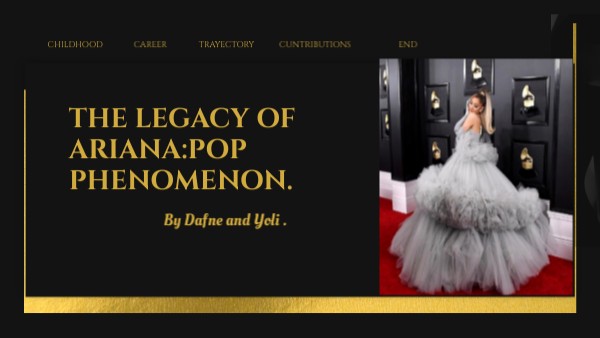 “The Legacy of Ariana: Pop Phenomenon”.