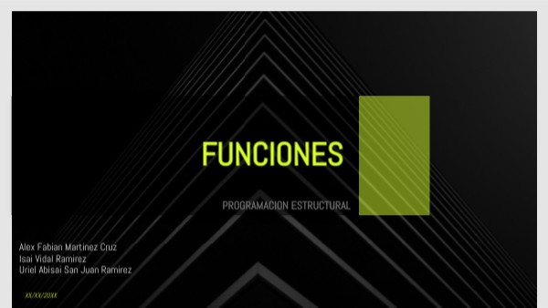 FUNCIONES | Genially