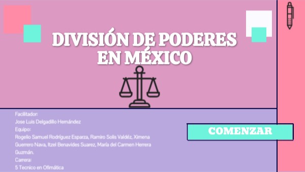 División de poderes en México | Genially