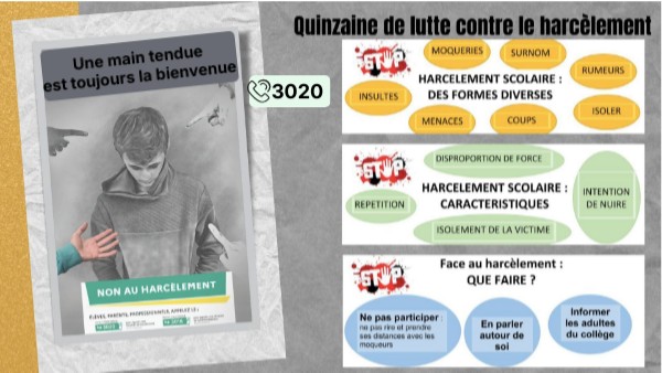 Passage dans les classes Lutte harcelement