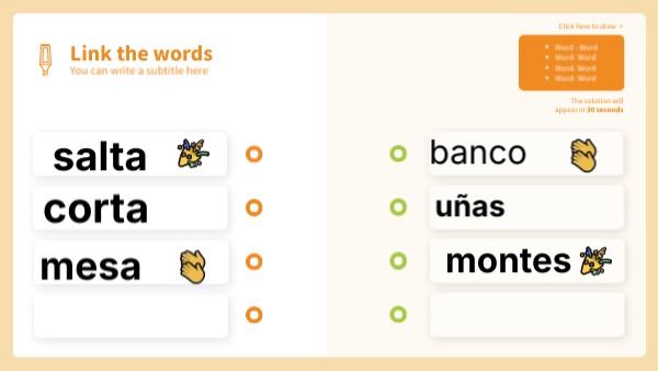 JOIN WORDS | Genially