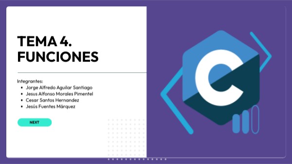 Tema 4. Funciones | Genially