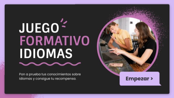Juego formativo idiomas | Genially