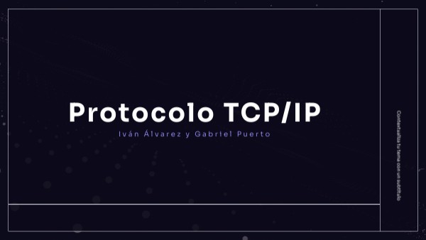 PROTOCOLO TCP/IP | Genially