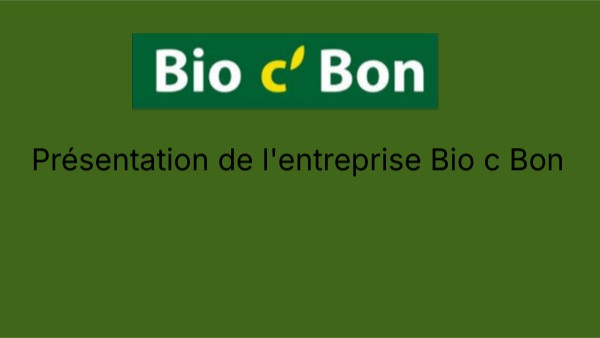 BIO C BON | Genially