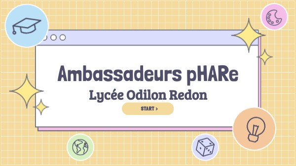Formation Ambassadeurs pHARe | Genially