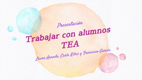 Trabajar con alumnos TEA | Genially
