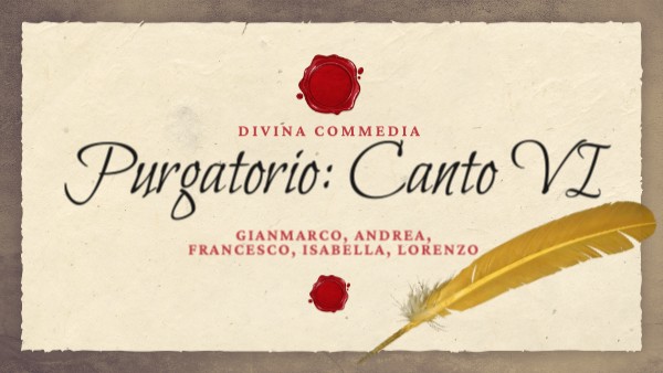 Purgatorio Canto VI | Genially