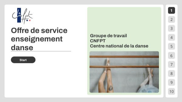 Offre de service enseignement danse