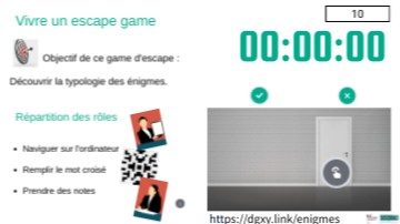 Typologie des énigmes PAF