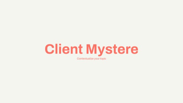 Présentation linkedin clint mystere