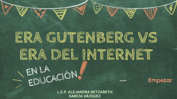 ERA GUTENBERG VS ERA DEL INTERNET