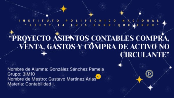 Proyecto asientos contables | Genially