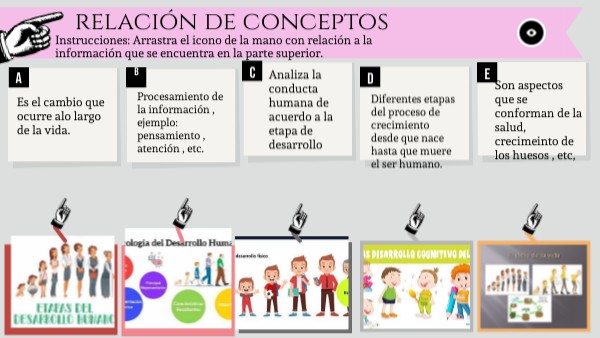 Relación de conceptos con ilustrasiones | Genially
