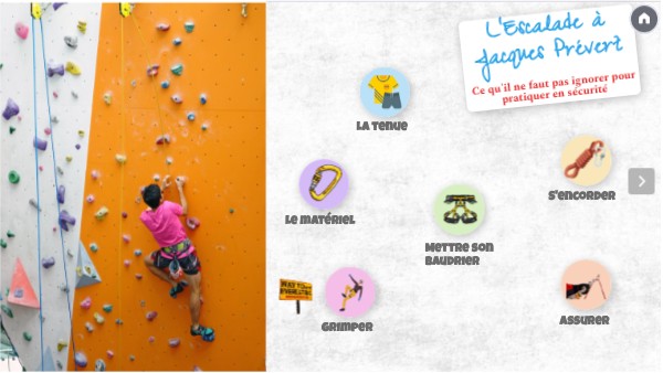 L'escalade à Jacques Prévert | Genially