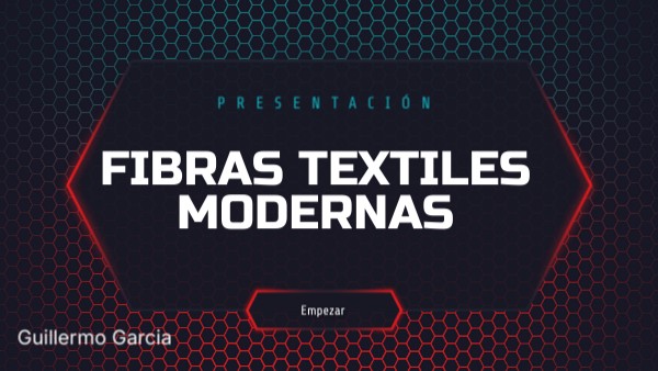 PRESENTACIÓN FIBRAS TEXTILES MODERNAS
