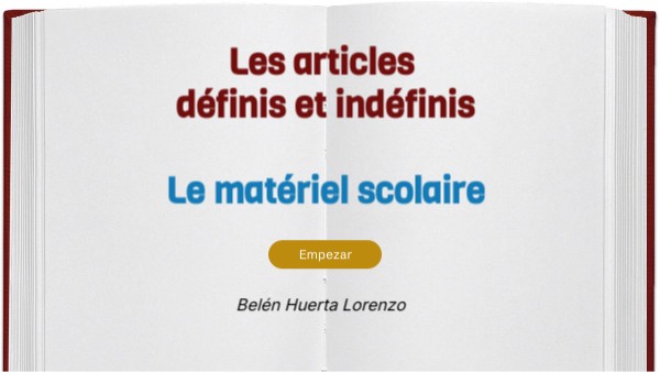 Les articles définis et indéfinis | Genially