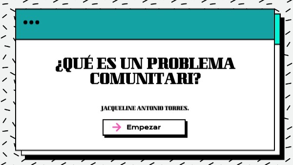 Problemas comunitarios