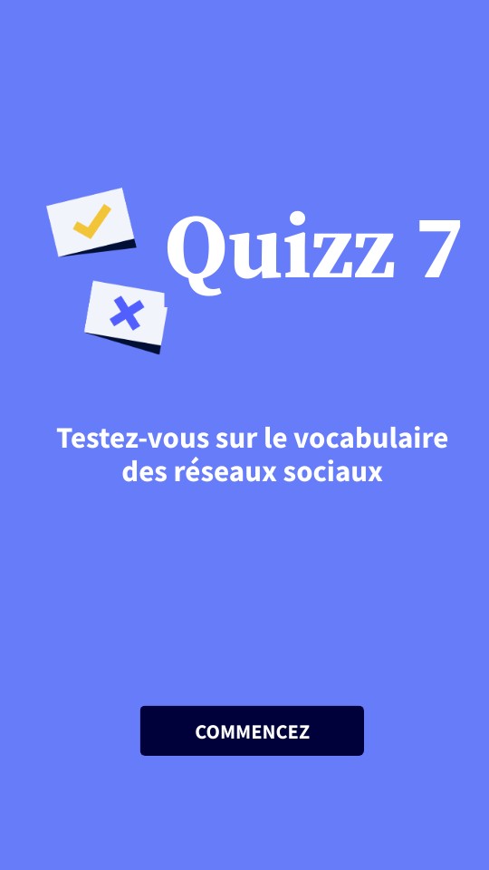 Quizz 7 vocabulaire RS | Genially
