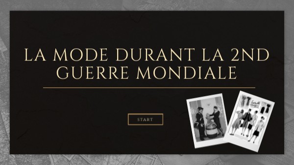 La mode et la guerre