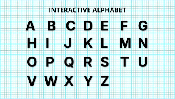 Interactive Alphabet | Genially