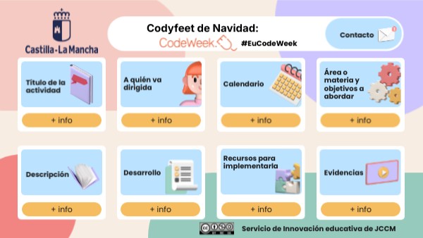 Reto Codyfeet de Navidad- CodeWeek | Genially