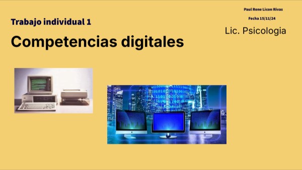 Paul Rene Licon Competencias digitales