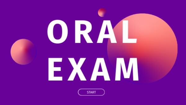 ORAL EXAM | Genially
