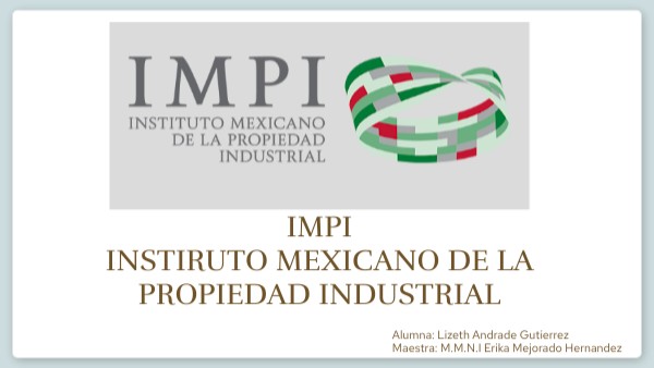 Presentacion-IMPI | Genially