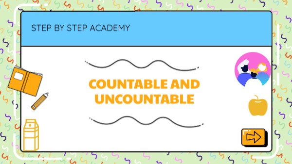 countable and uncountable | Genially