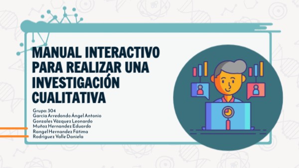 Manual interactivo para una investigación cualitativa