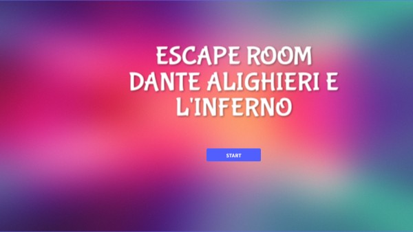 Escape Room Dante Alighieri e l'Inferno