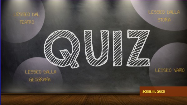 Quiz di Lessico
