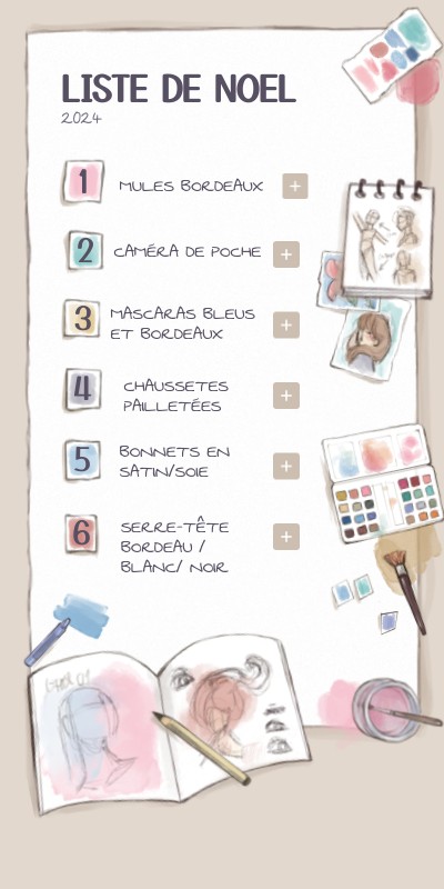 Liste de noel 2024 | Genially