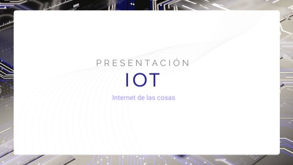 Presentación Big Data & IOT