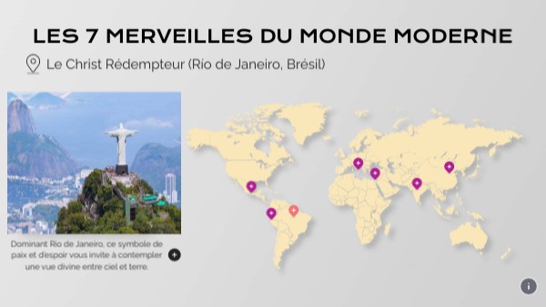 LES 7 MERVEILLES DU MONDE | Genially