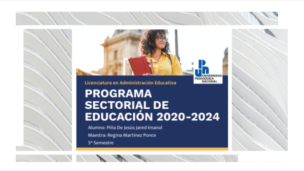 PROGRAMA SECTORIAL DE EDUCACIÓN