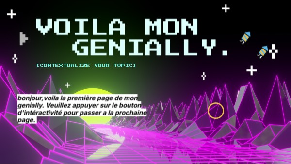 Présentation genially 5éme pluton