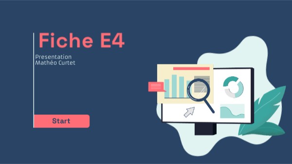 Présentation E4 BTS CCST | Genially