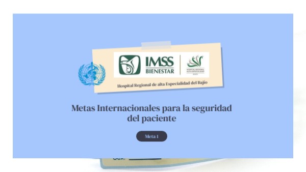 Metas Internacionales para la seguridad del paciente