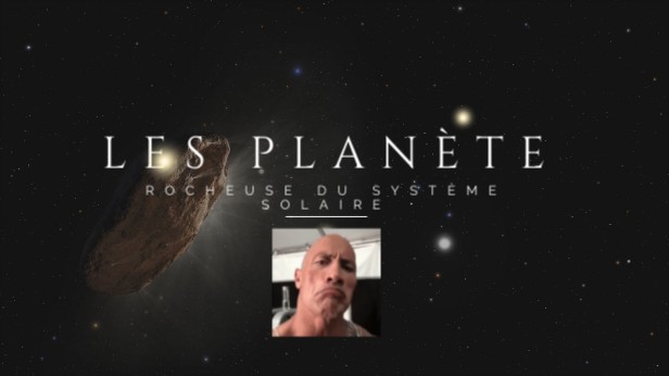 PRESENTATION DES PLANETE ROCHEUSE DU SYSTEME SOLAIR