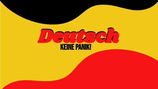 Deutsch keine Panik