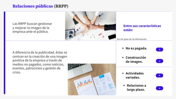 4.1.3 Relaciones públicas (RRPP)
