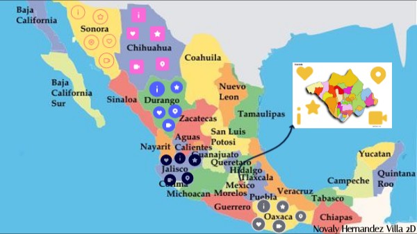 Mapa interactivo horizontal | Genially