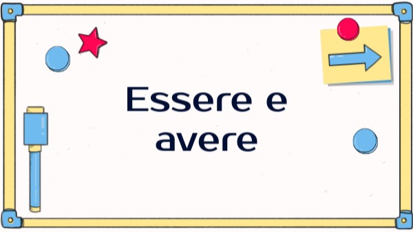 Essere e avere